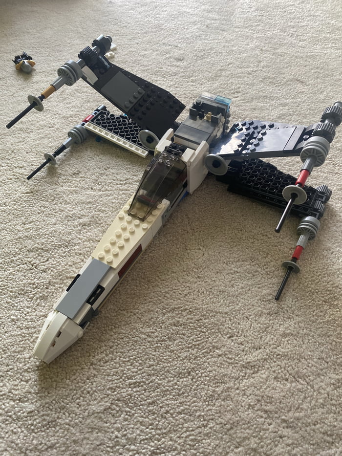Rate my x-wing made out of spare parts - 9GAG