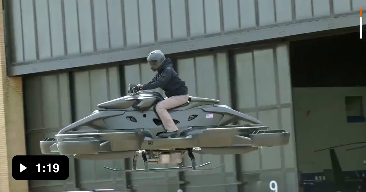 The world's first flying motorcycle makes its debut at the Detroit auto ...