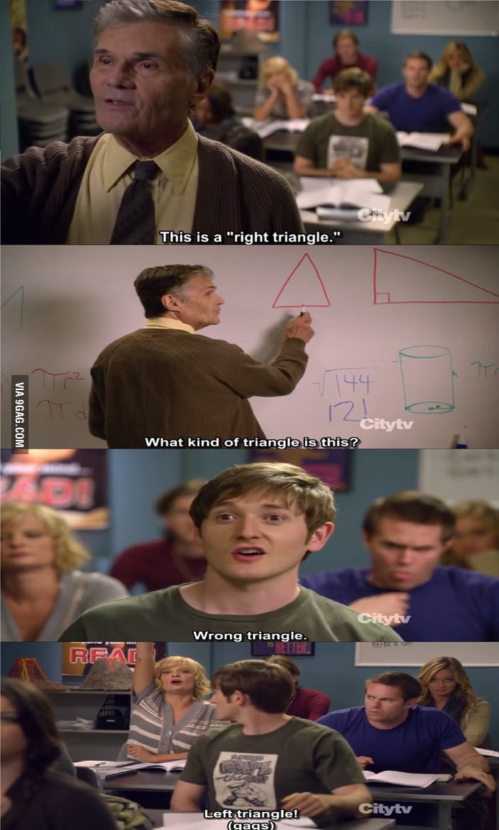 Wrong triangle. - 9GAG
