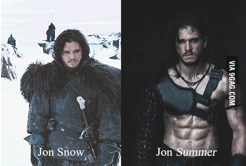Jon snow definitely needs to wear less clothes. - 9GAG