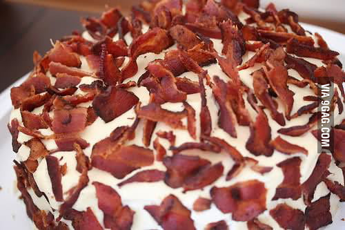 Bacon Cake. - 9GAG