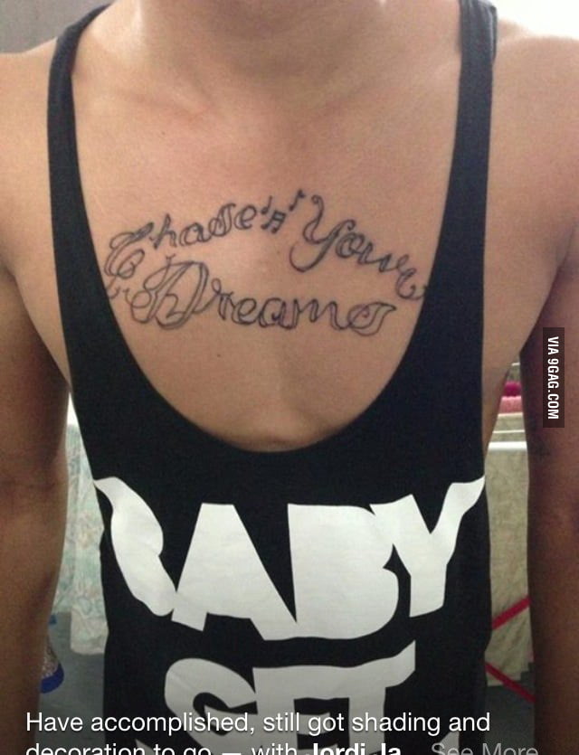 And this is why you don't get home job tattoos kids! - 9GAG