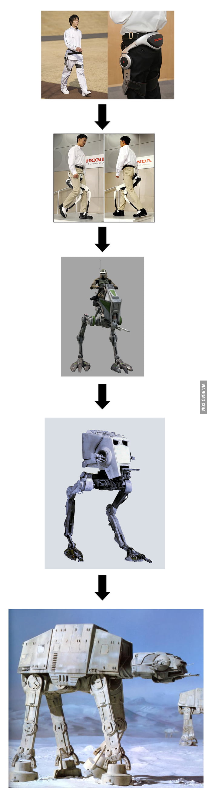 AT-ST Evolution - 9GAG