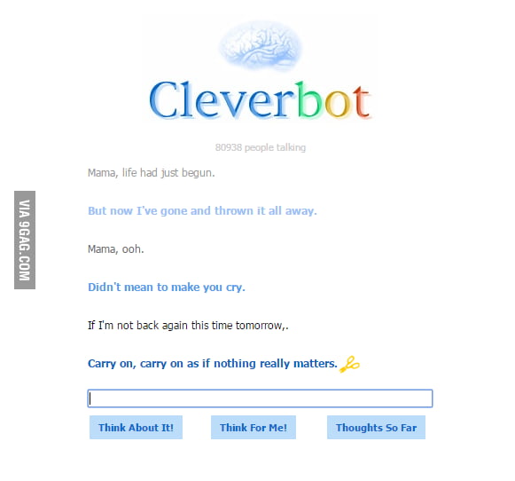 Clever cleverbot - 9GAG