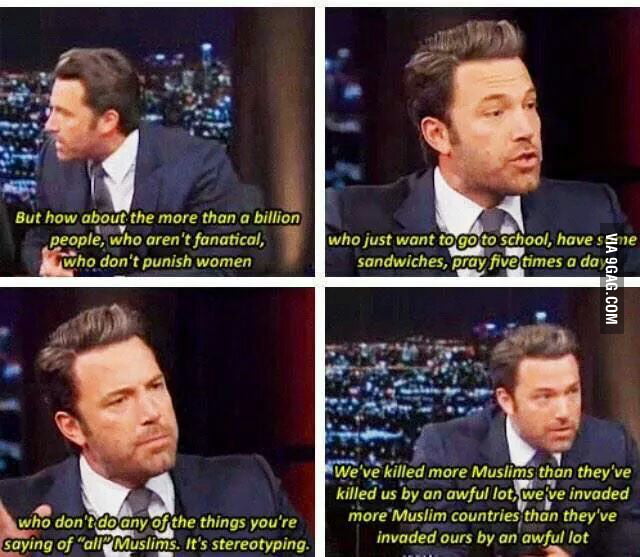 Well said and good job ben affleck - 9GAG