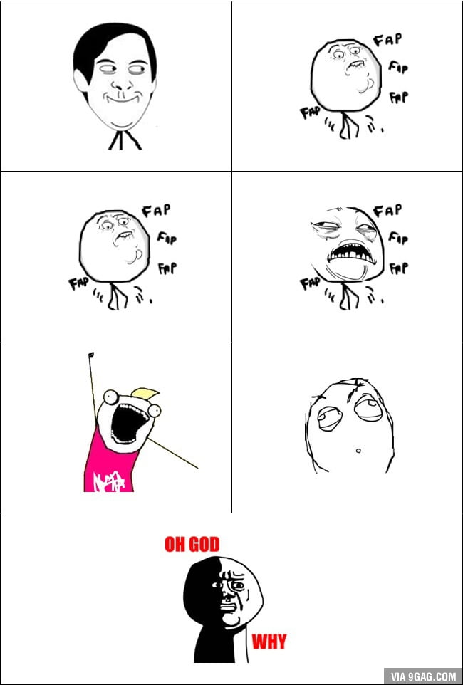 The stages of "private fun time" - 9GAG