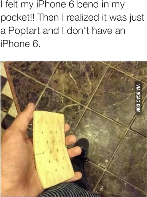 Last time I leave my phone on my back pocket - 9GAG