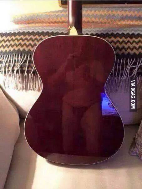 Nice guitar!! ohhh wait D: - 9GAG