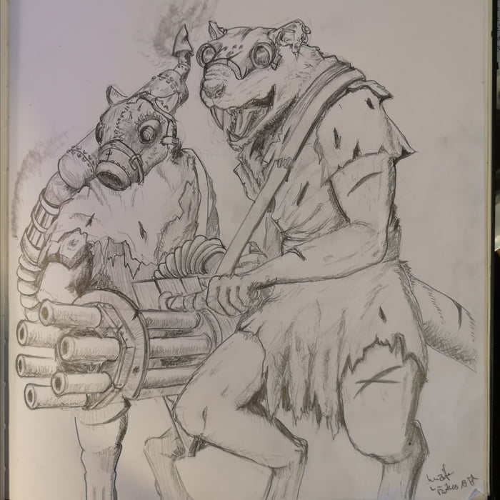 Rattling gun team has some. Joy for the love of the horned rat And yes ...