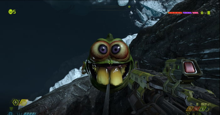 This goofy fish in Doom Eternal - 9GAG