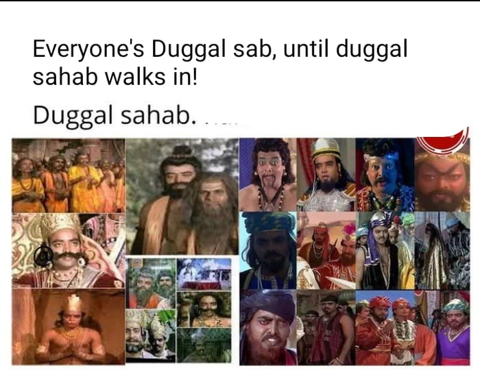 No the duggal sab we deserve but the duggal sahab we need! - 9GAG