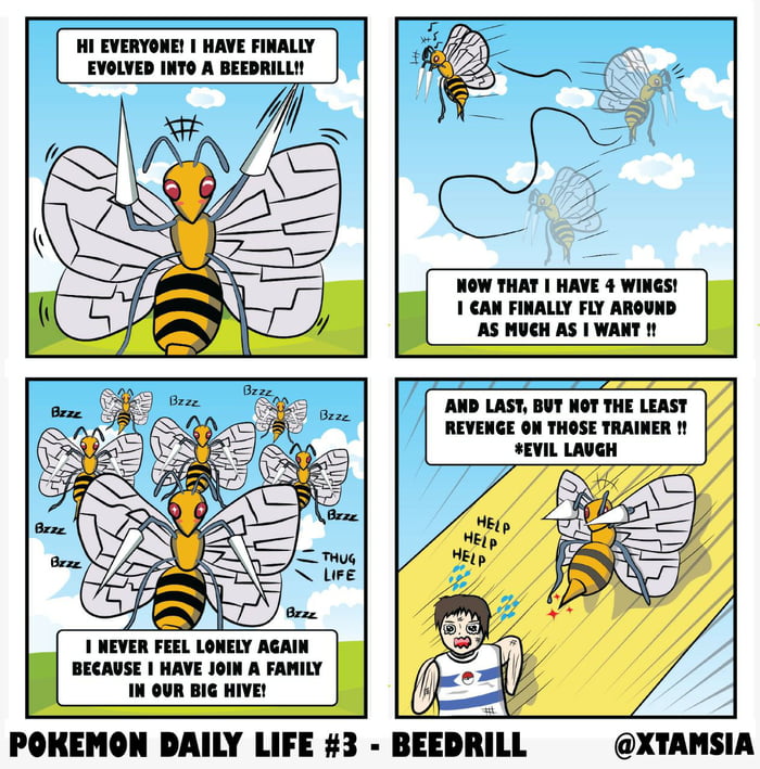 PokemonDailyLife - Weedle (3/3) The End - 9GAG