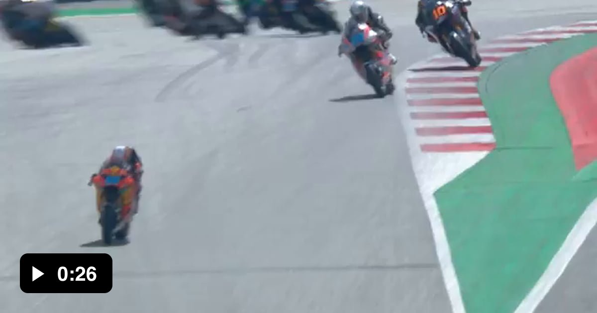 The first red-flag on yesterday MotoGP™ Austria races (this one from ...