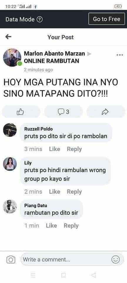 Hahah suntukan Kayo Ng rambutan - 9GAG