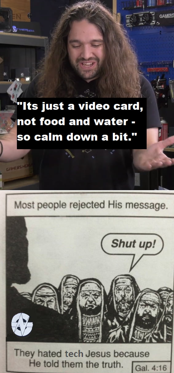 Tech Jesus has spoken - 9GAG