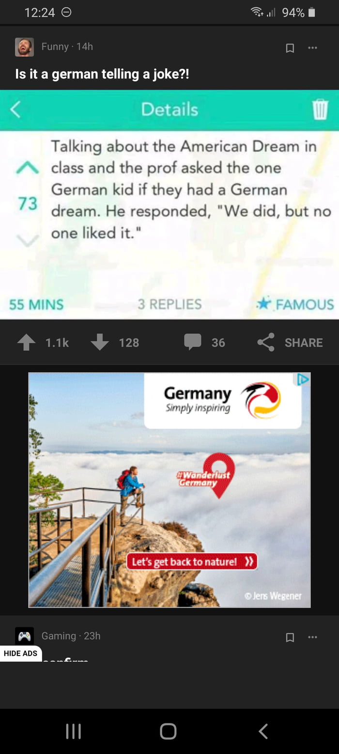 Bad timing ad... - 9GAG