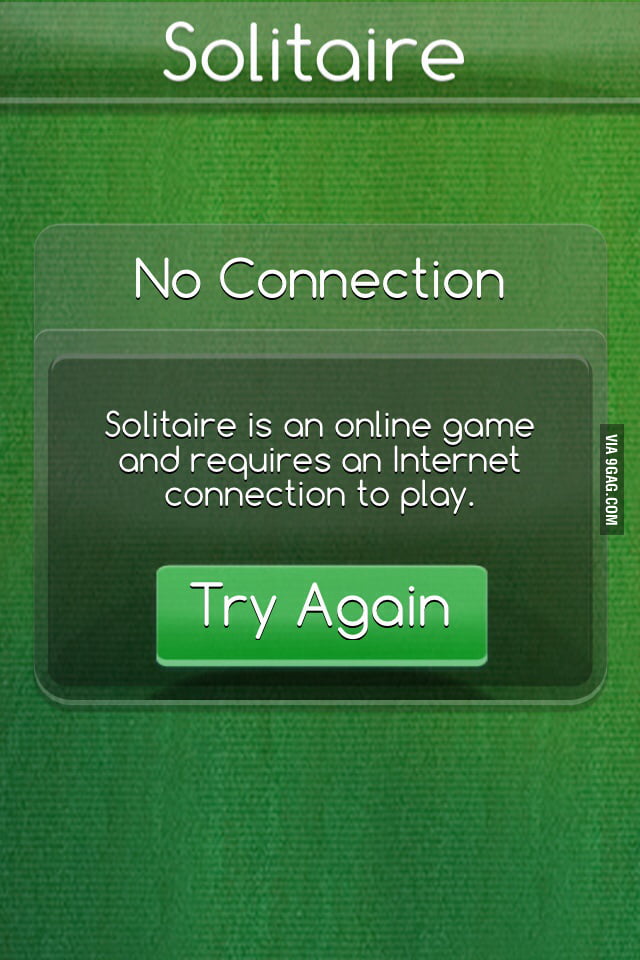I veel like this defeats the purpose of solitaire - 9GAG