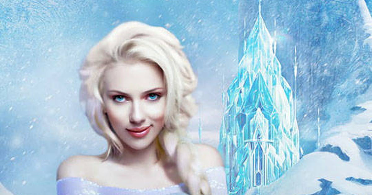 Scarlett Johansson as Elsa - 9GAG