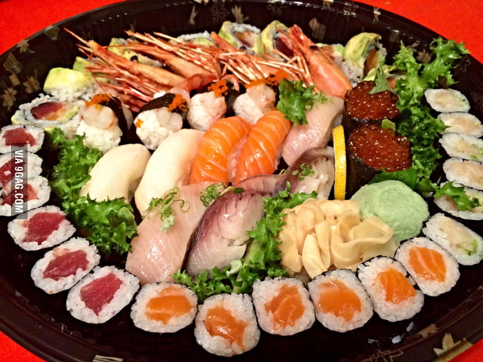 Sushi Feast - 9GAG