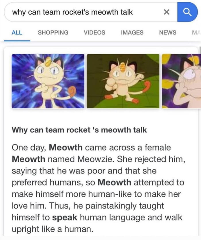 Meowth feel hit harder than any 9gagger - 9GAG