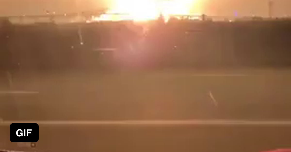 A fire at a Philadelphia oil refinery sparked and explosion - 9GAG
