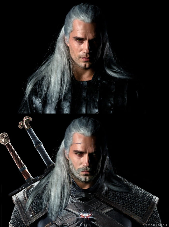 I photoshopped Henry Cavill's Geralt from The Witcher Netflix teaser by ...