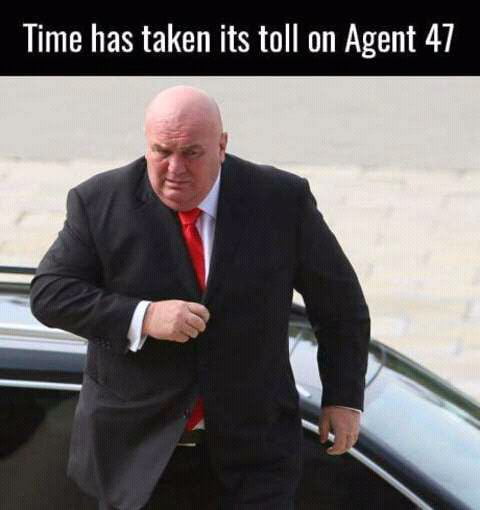 Agent 47 retired in Jagodina - 9GAG