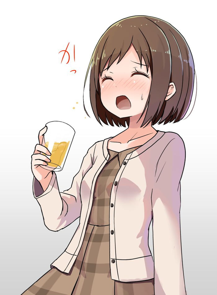 Bandori waifu #136 Tsugumi drinking beer already? - 9GAG