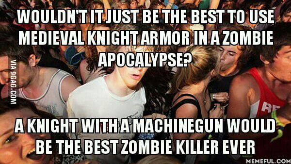 Forget modern body armor. It is no use for melee combat. I'd think that ...