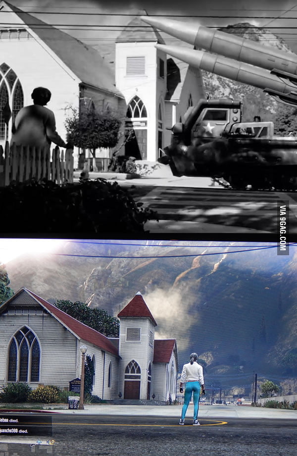 The church from the Fallout 4 intro and the church in Paleto Bay are ...