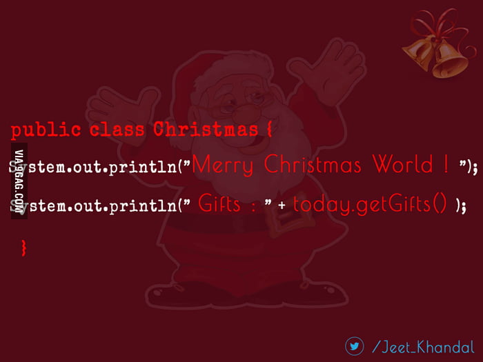Merry Christmas Java way. - 9GAG