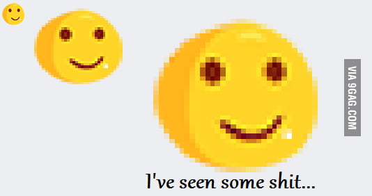 New Facebook emoticons are pretty creepy.. - 9GAG