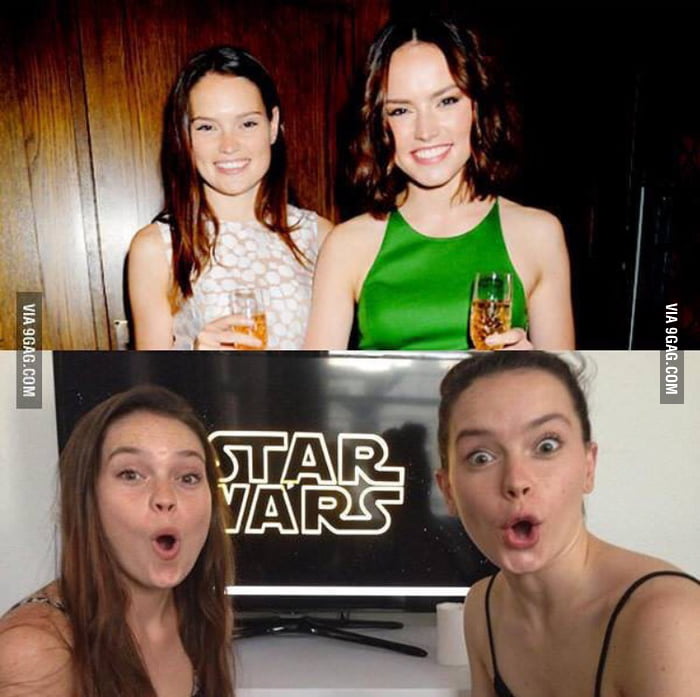 Daisy Ridley has a sister!!? - 9GAG