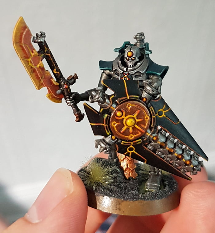 Lychguard ready to defend their Lord. I might need to repaint the ...