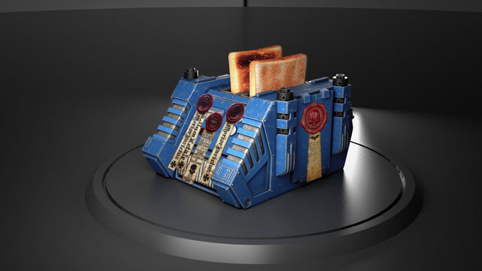 Guilliman's sanctified holy-toaster - 9GAG