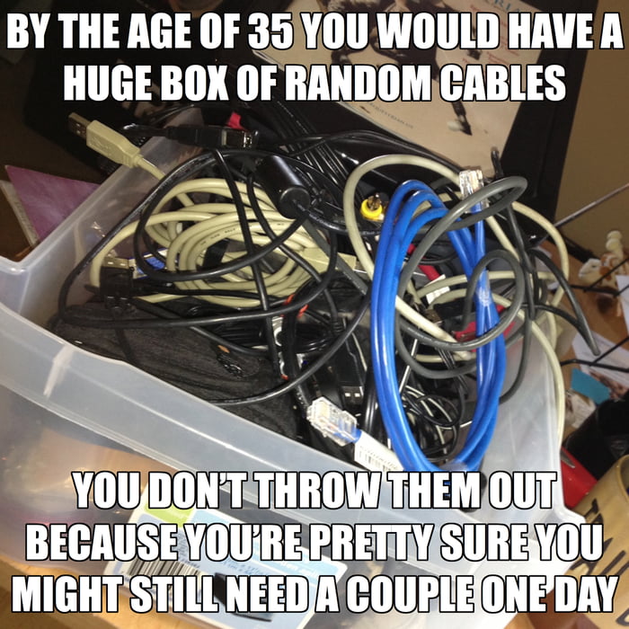 Cables.. - 9GAG