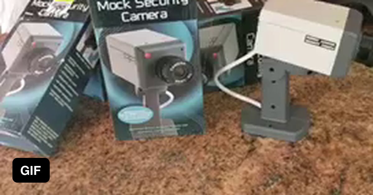 Bunch of Fake security cameras - 9GAG