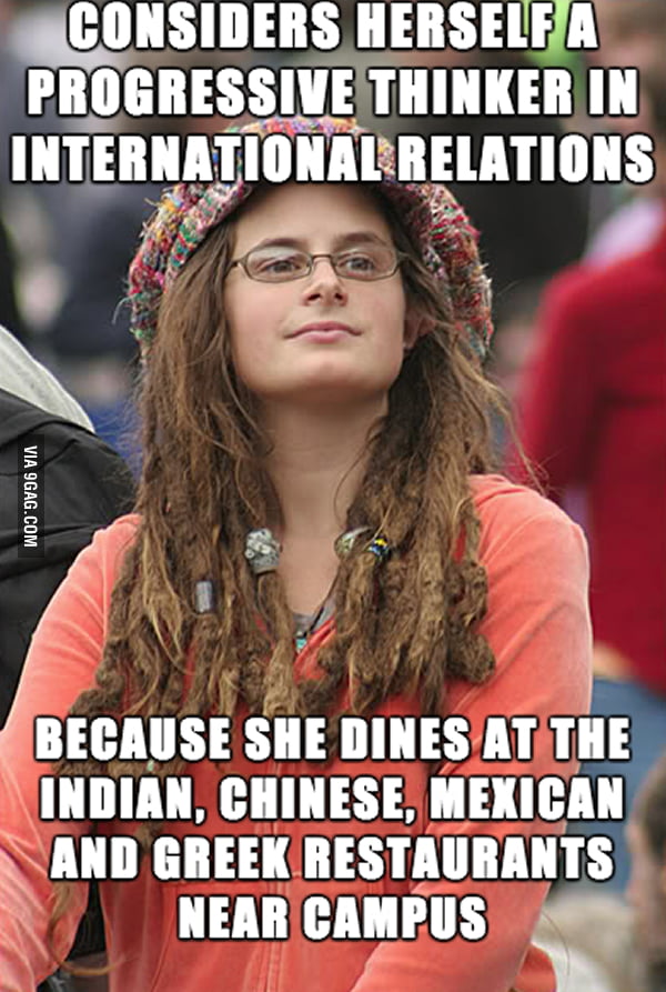 The attitude of so many college girls in our city... - 9GAG