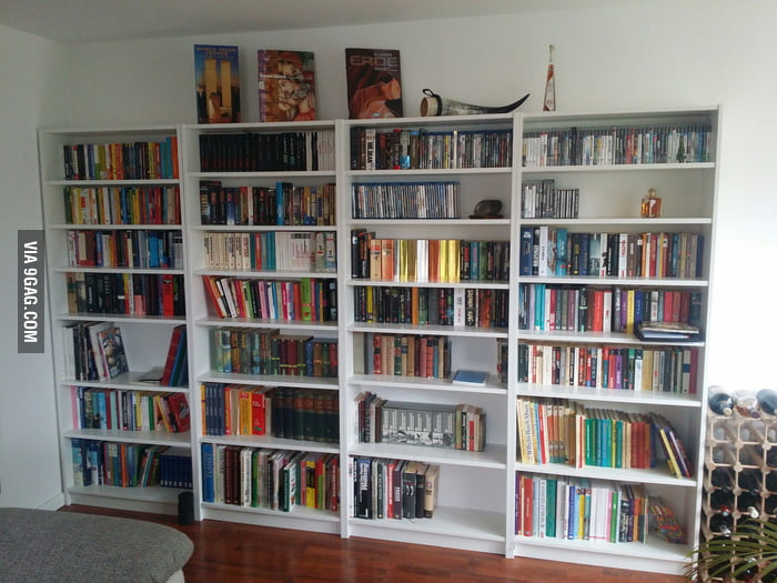 Just my collection of books, about 600 in total. Thought my fellow book ...