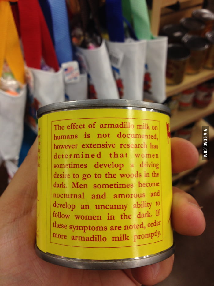 Armadillo milk - 9GAG