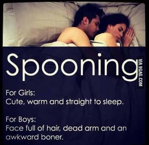 Love being the little spoon - 9GAG
