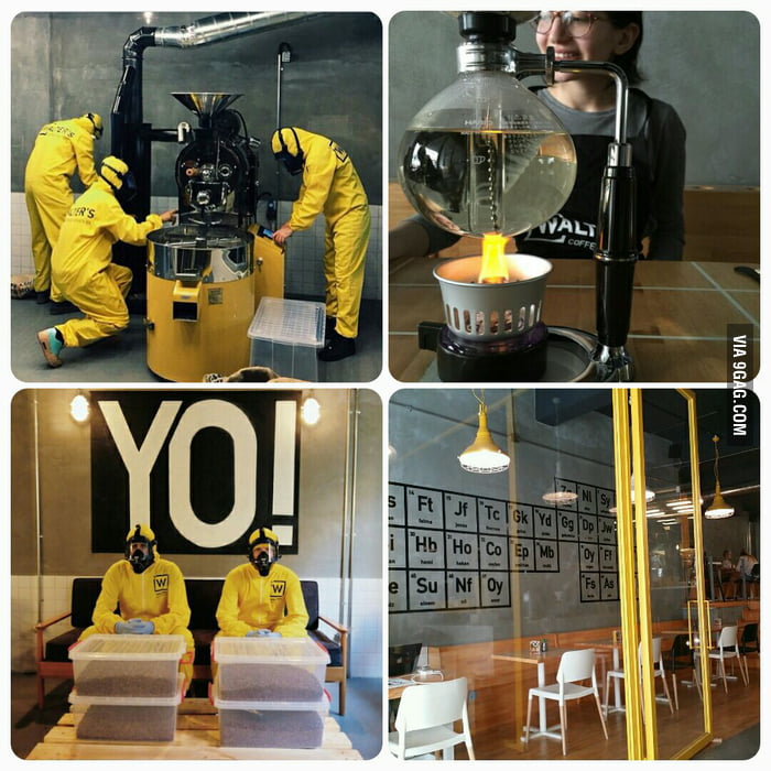 Breaking Bad themed coffee shop in Istanbul - 9GAG