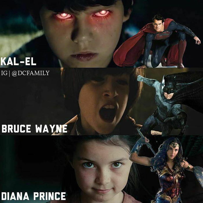 Fear, hate, scream of pain & anger of young Clark Kent & Bruce Wayne ...
