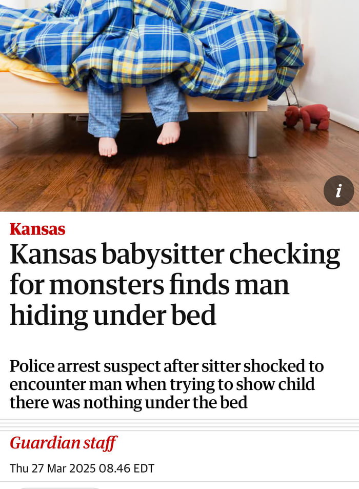 Real monster under the bed. - 9GAG