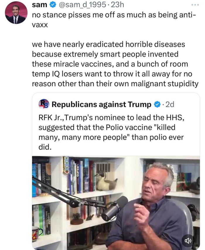 “room temp IQ losers” - 9GAG