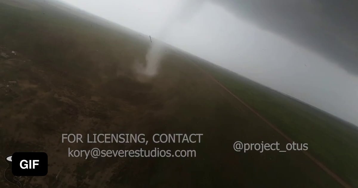Video from INSIDE a tornado in Oklahoma taken by a specially made racing drone - 9GAG