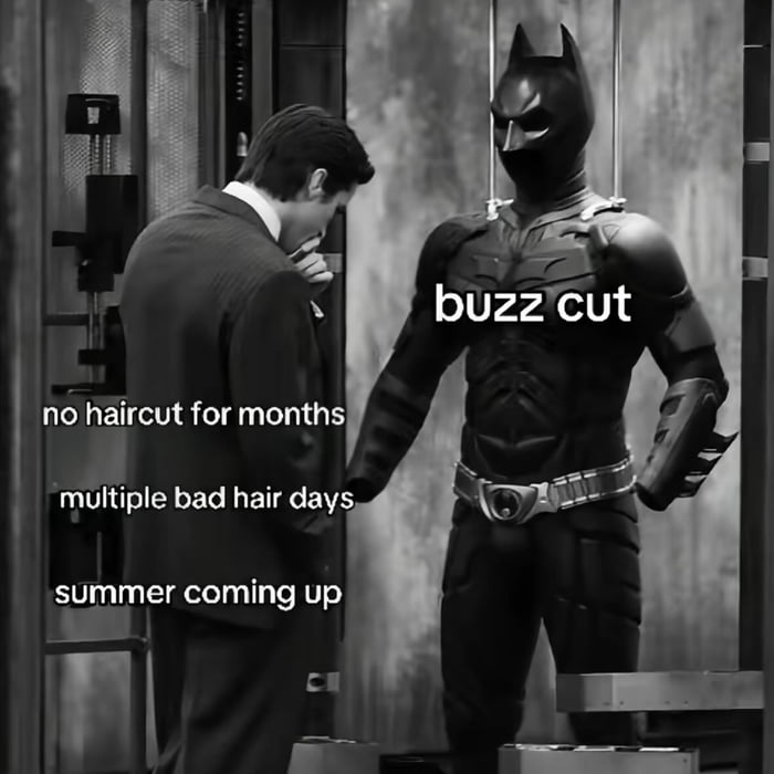 Saving Gotham one buzz cut at a time - 9GAG