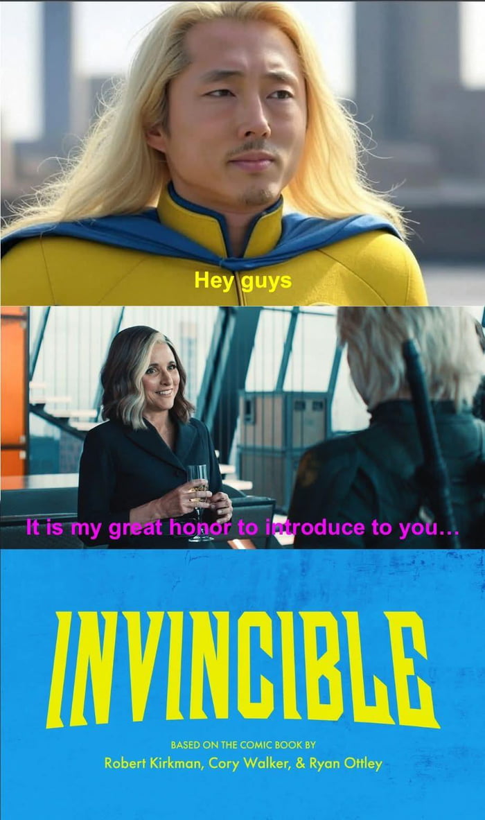 Somewhere in the multiverse if Steven Yeun didn't back out of playing Sentry - 9GAG