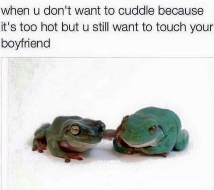 When physical touch is your love language - 9GAG