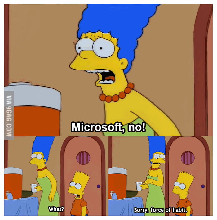 Simpsons predicted the glitch - 9GAG